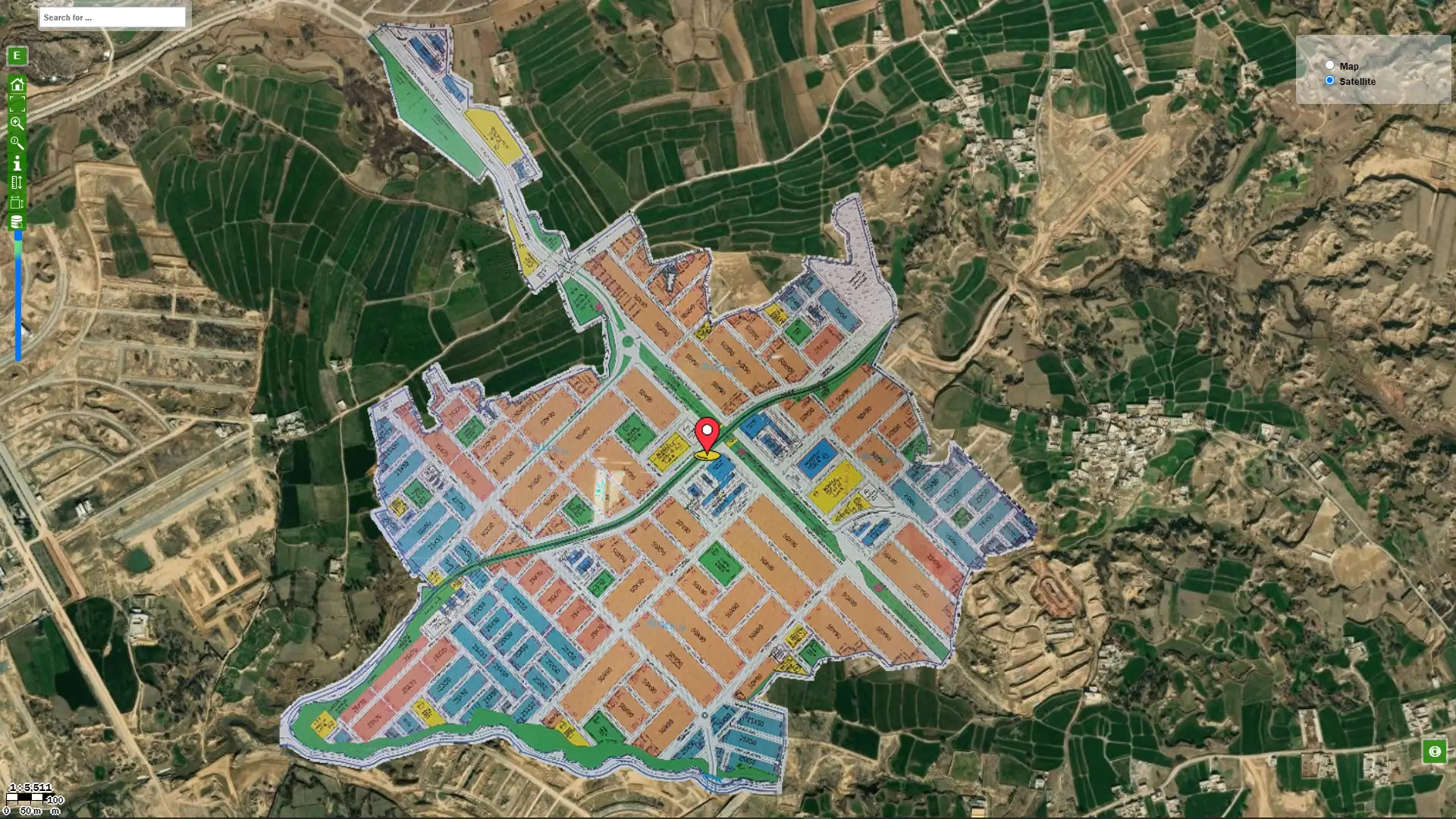 Upcountry Rawalpindi Map | Plotsmap