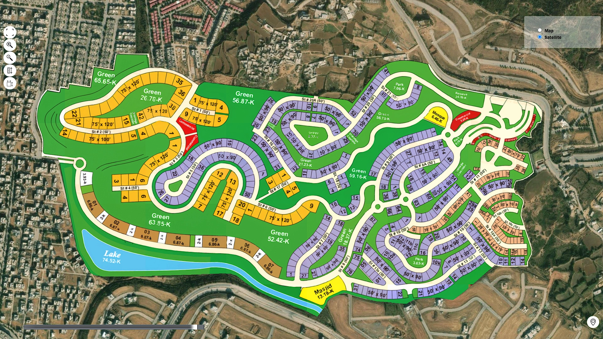 Bahria Town Phase 8 Hamlet Block Map | Plotsmap